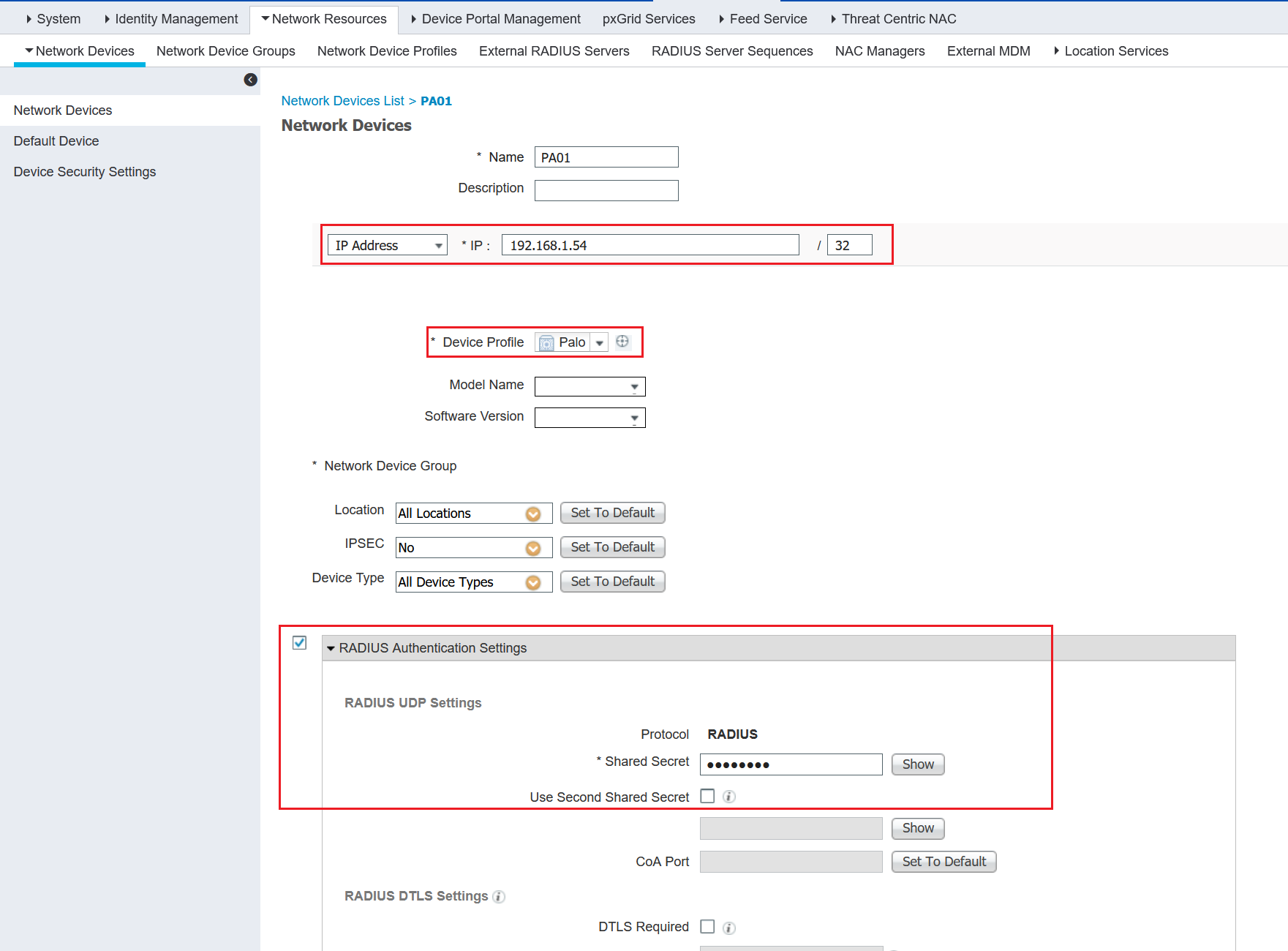 Configuring Palo Alto Administrator Authentication with Cisco ISE