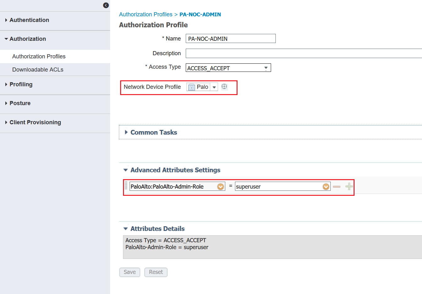 Configuring Palo Alto Administrator Authentication with Cisco ISE