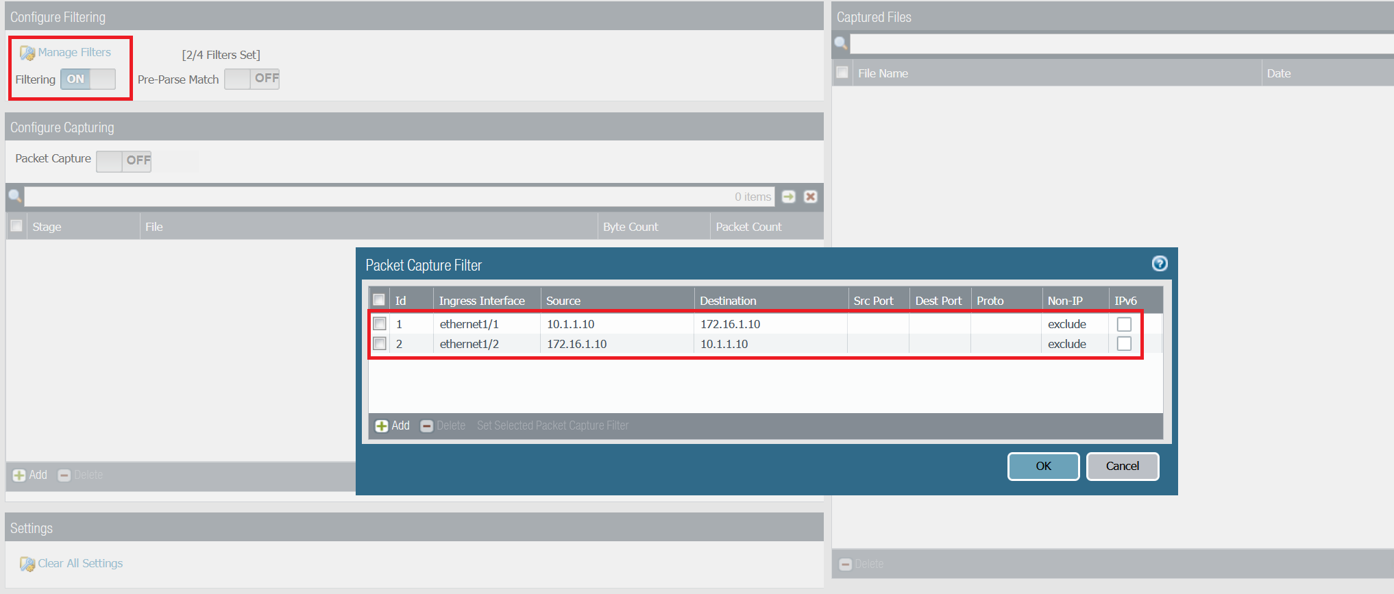 Palo Alto Firewall Packet Capture