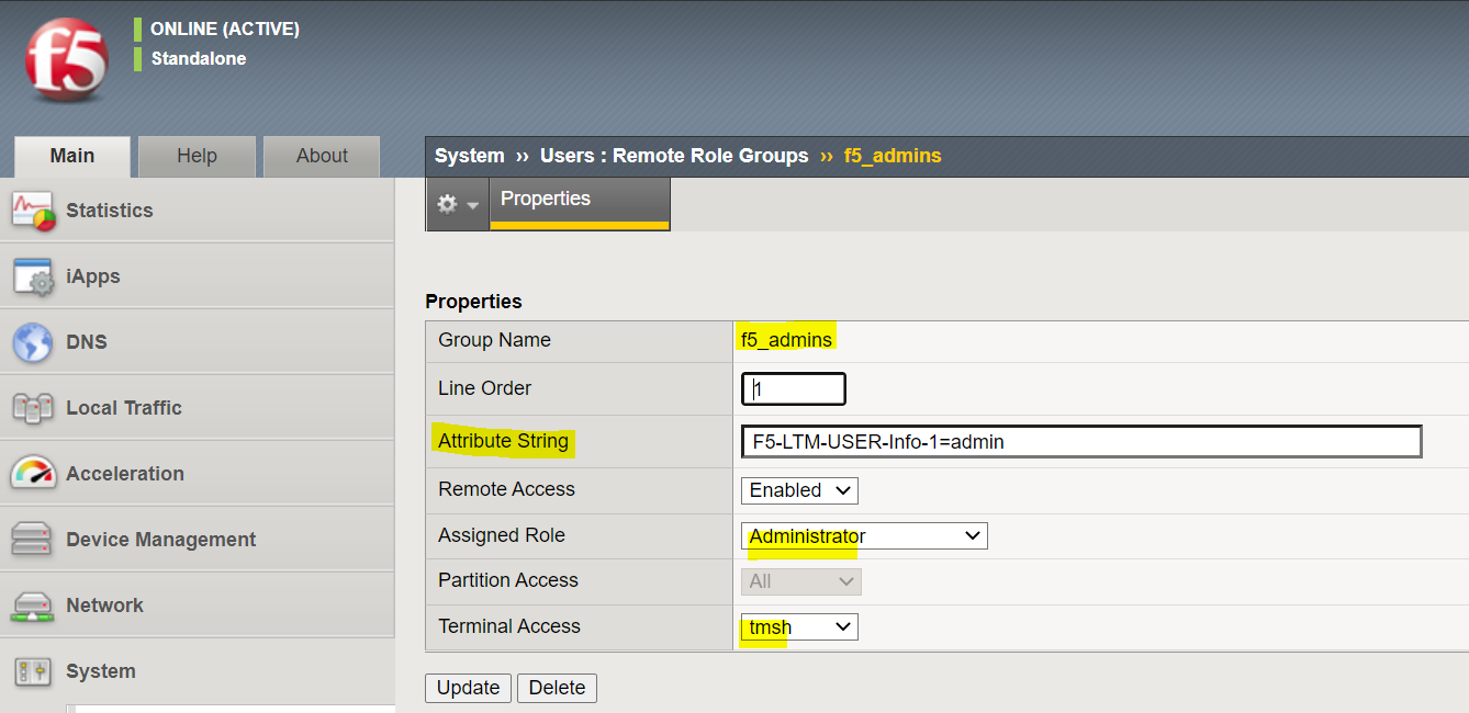 Configure F5 TACACS+ authentication against Cisco ISE