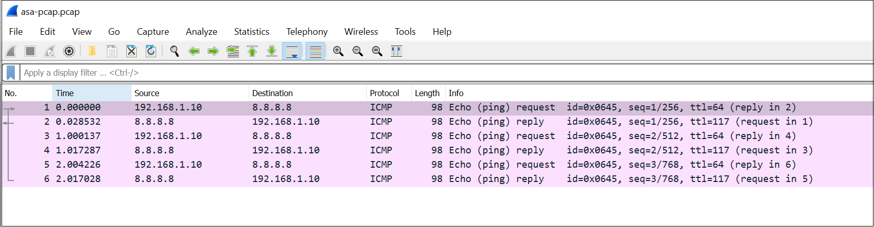 Cisco ASA Packet Capture