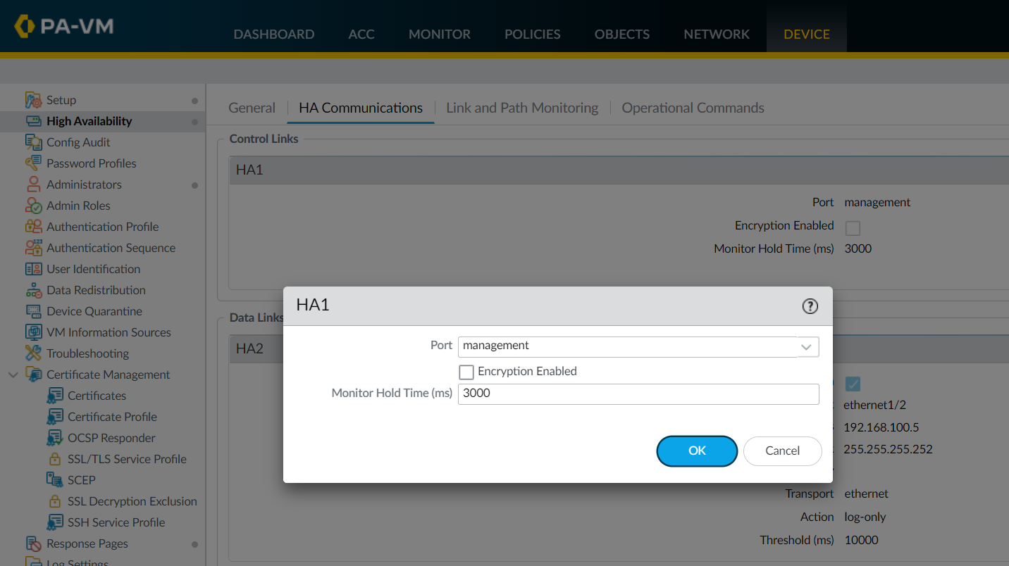 A simple guide to Palo Alto Active/Passive Failover