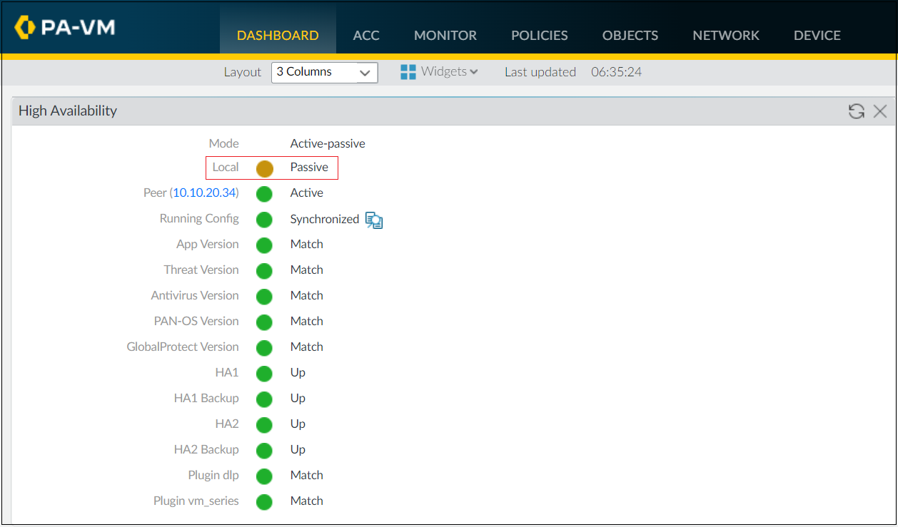 A simple guide to Palo Alto Active/Passive Failover