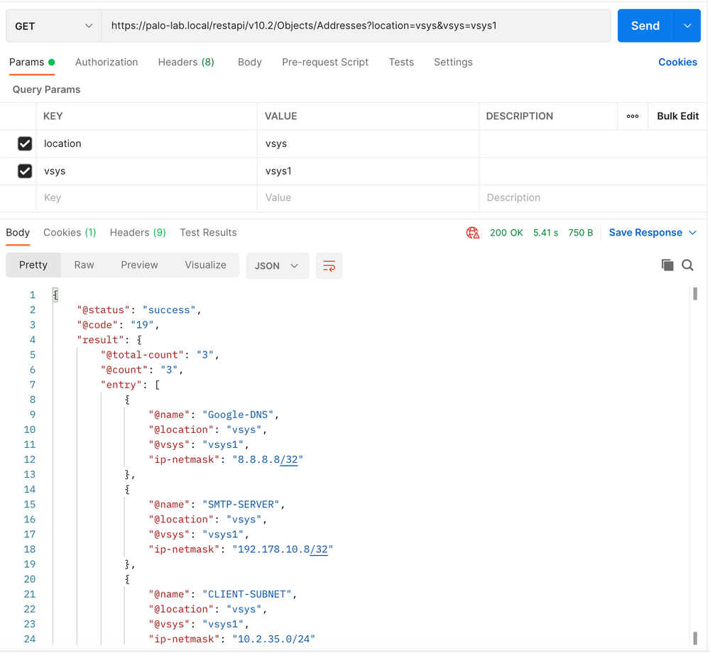 Getting started with Palo Alto REST API