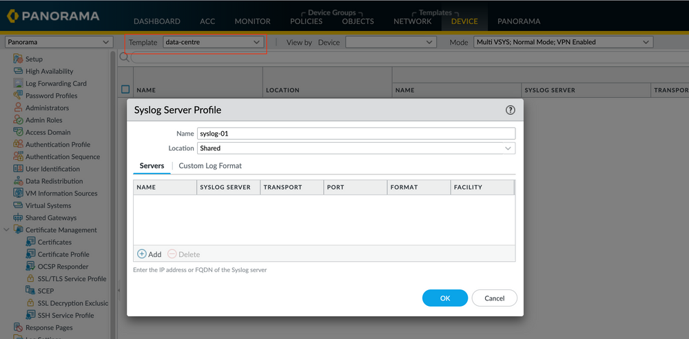 Panorama Device Groups and Templates (with examples)