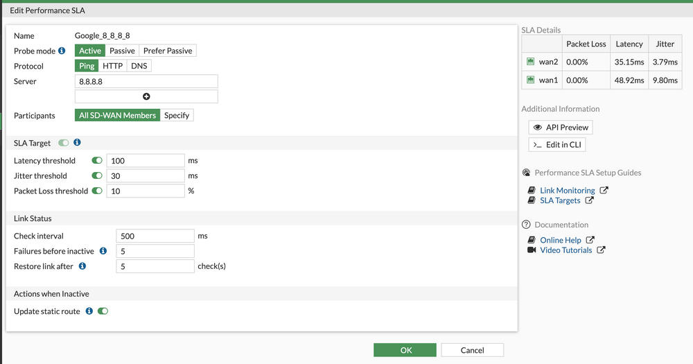 FortiGate Dual ISP SD-WAN Configuration Example