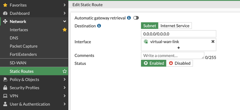 FortiGate Dual ISP SD-WAN Configuration Example