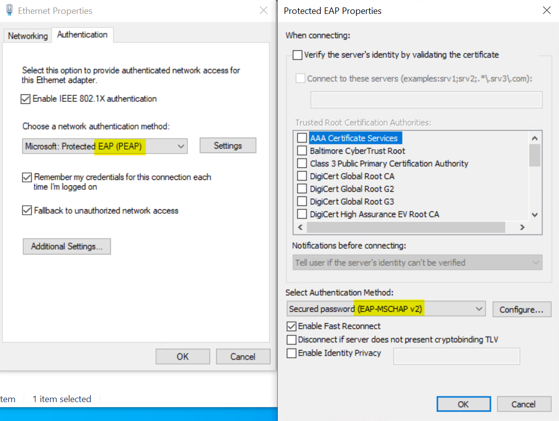 Cisco ISE Wired 802.1X with EAP-PEAP Example