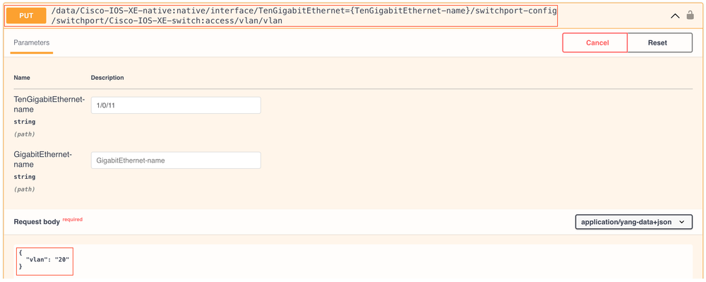 Restconf - Cisco Interface Configurations (Python)
