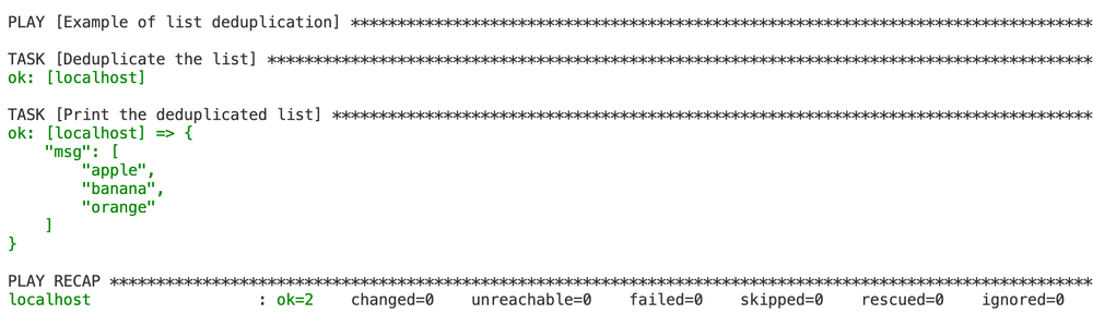 Working with List in Ansible