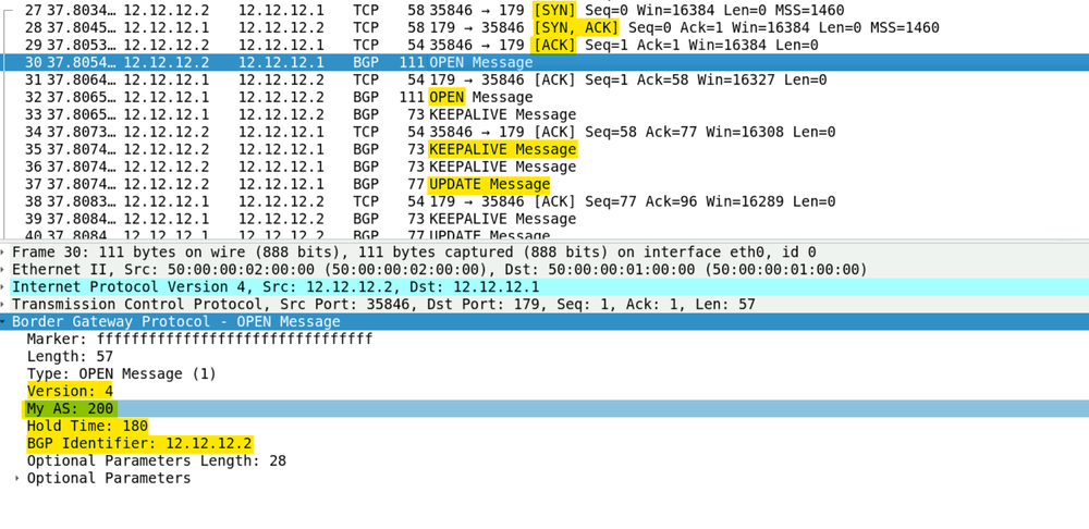 BGP Configuration Example