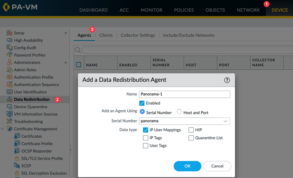 How to Configure Palo Alto User-ID Redistribution?