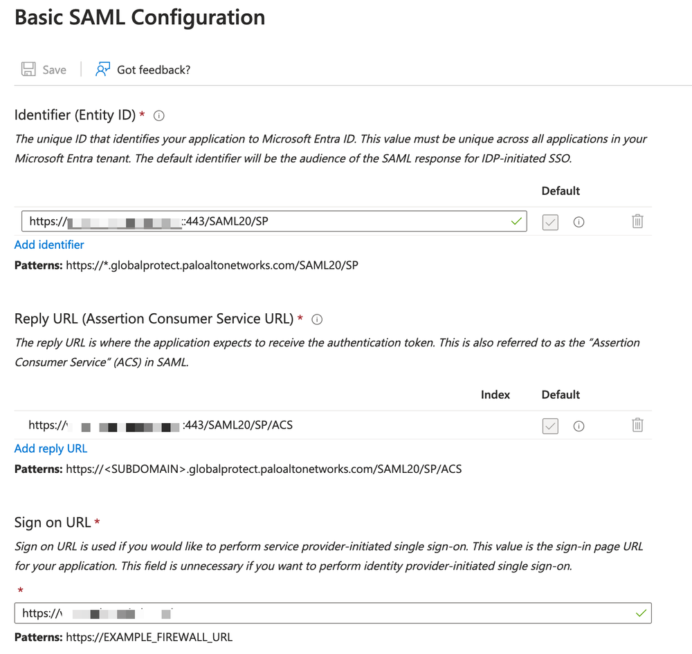 Global Protect Vpn Saml Sso With Entra Id
