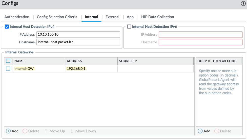Global Protect Internal Host Detection & Internal Gateways - Lessons Learnt