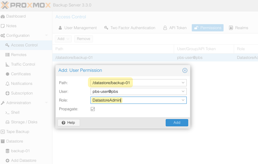 Setting up Proxmox Backup Server