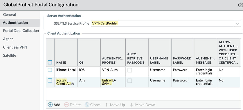 Palo Alto Clientless VPN Configuration