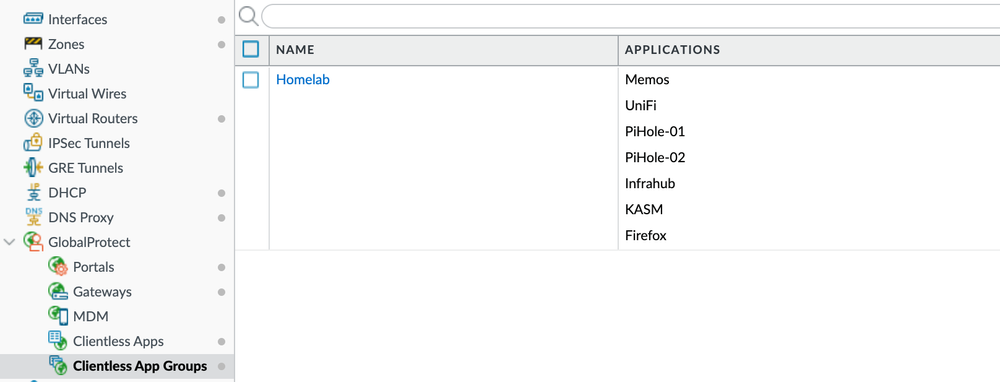 Palo Alto Clientless VPN Configuration