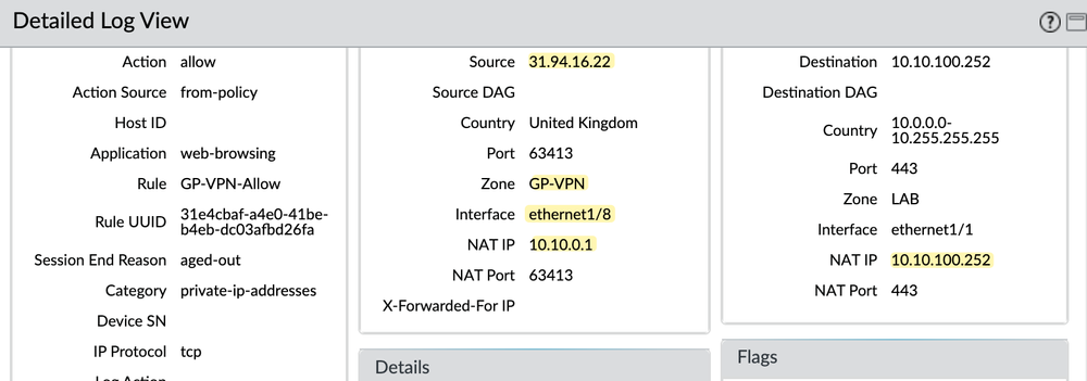 Palo Alto Clientless VPN Configuration