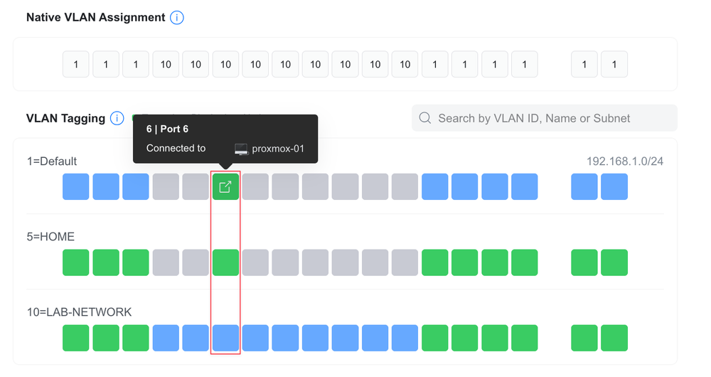 Configuring VLANs on UniFi Switches
