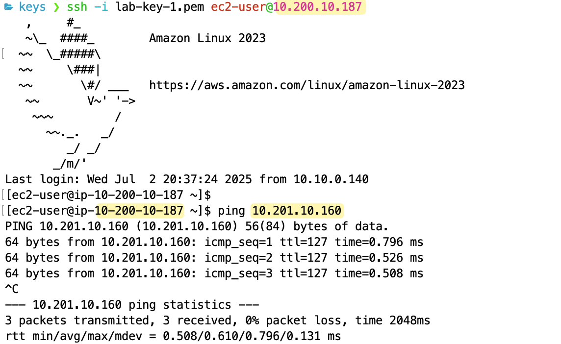 AWS VPC Peering