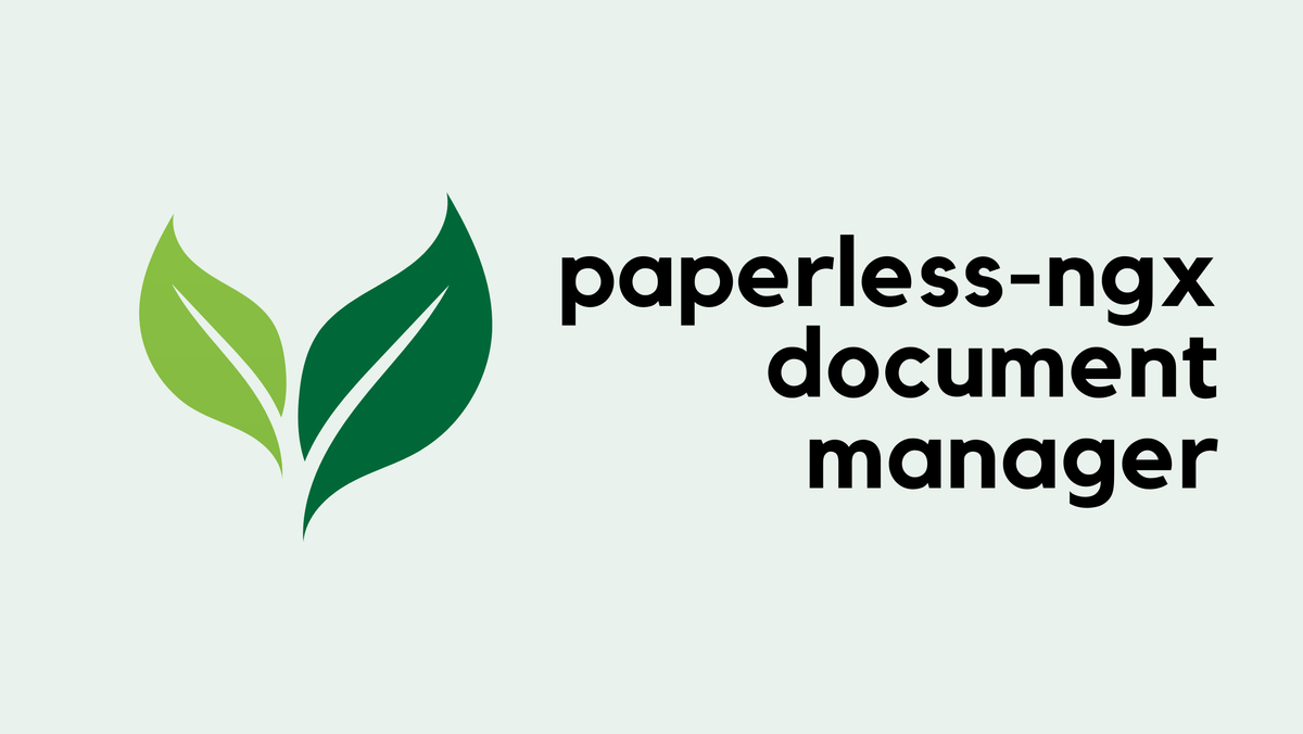 Paperless-ngx - Self-Hosted Document Manager