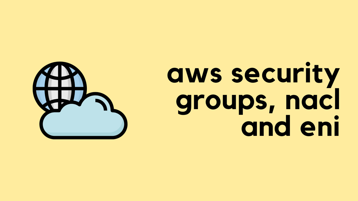 AWS Security Groups, NACL and ENI