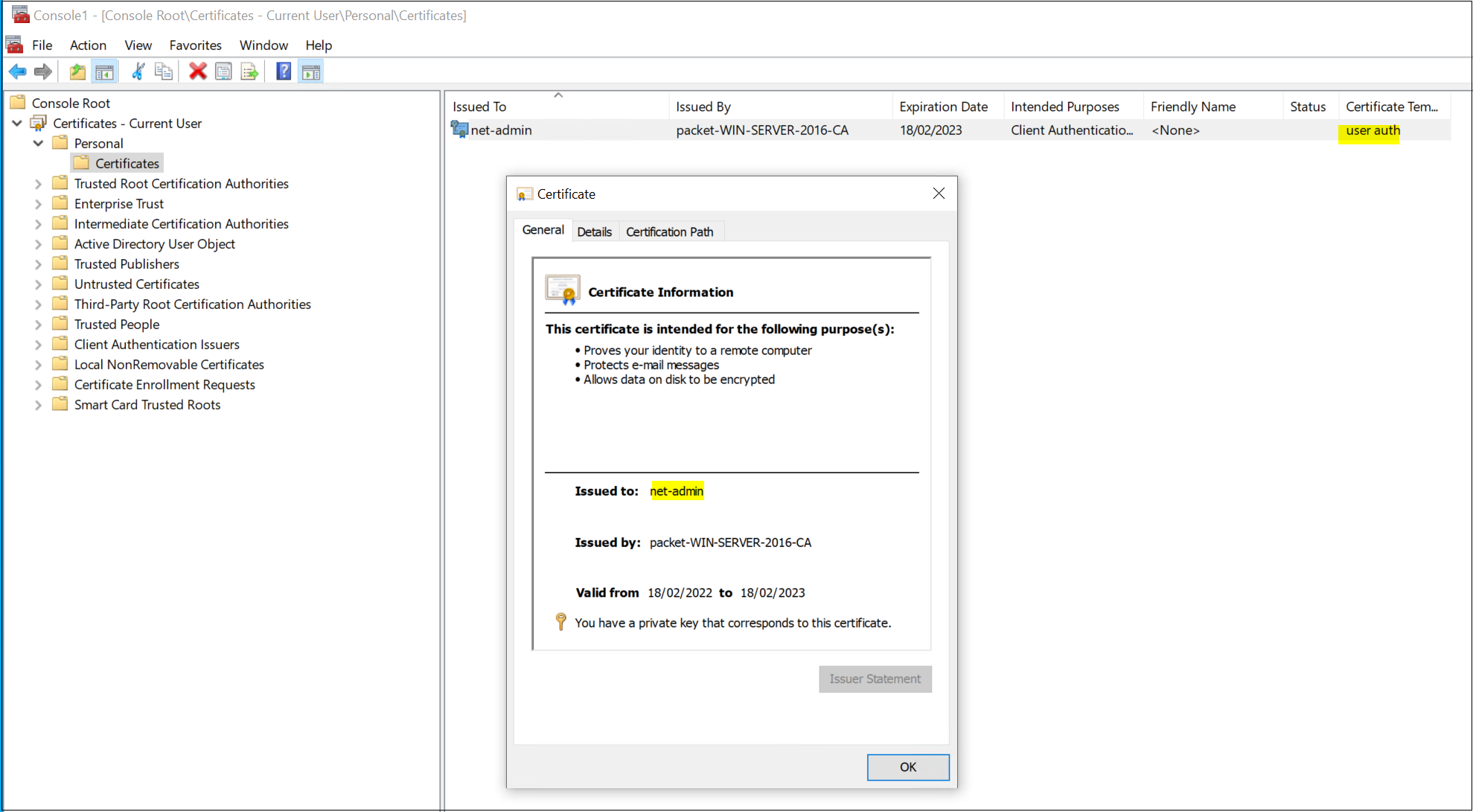 802.1X - Deploy Machine and User Certificates