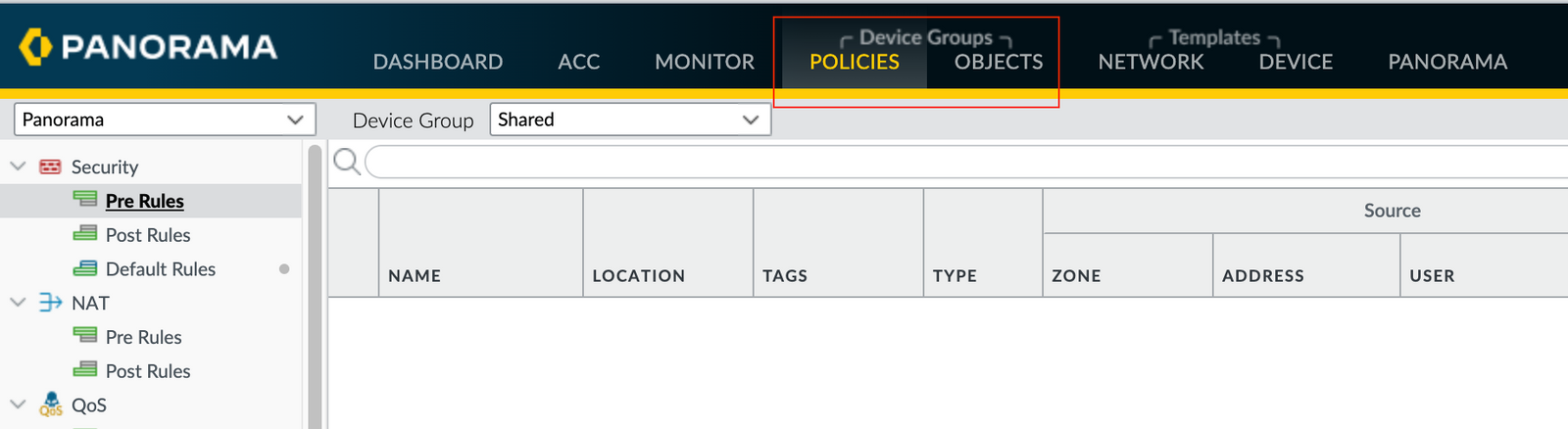 Panorama Device Groups and Templates (with examples)