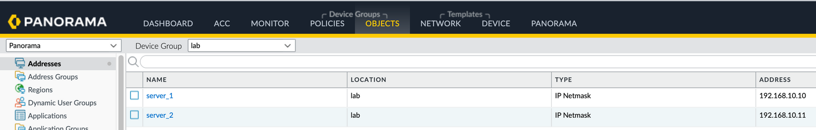 Palo Alto Create Bulk Address Objects Using Rest Api Python