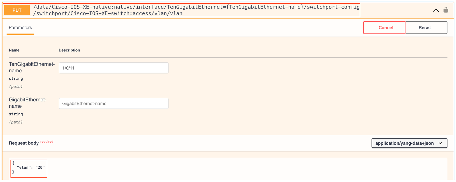 Restconf - Cisco Interface Configurations (Python)