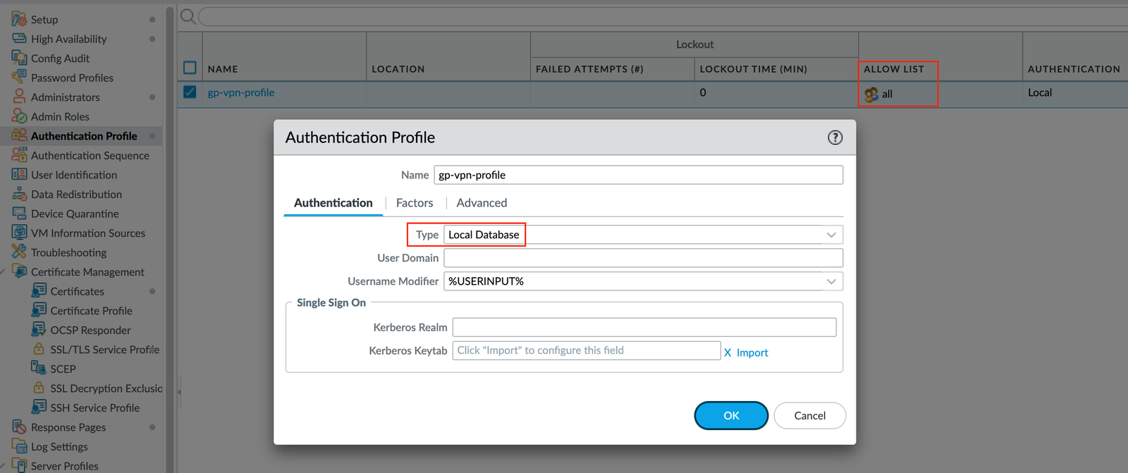 Palo Alto Global Protect VPN Configuration Example