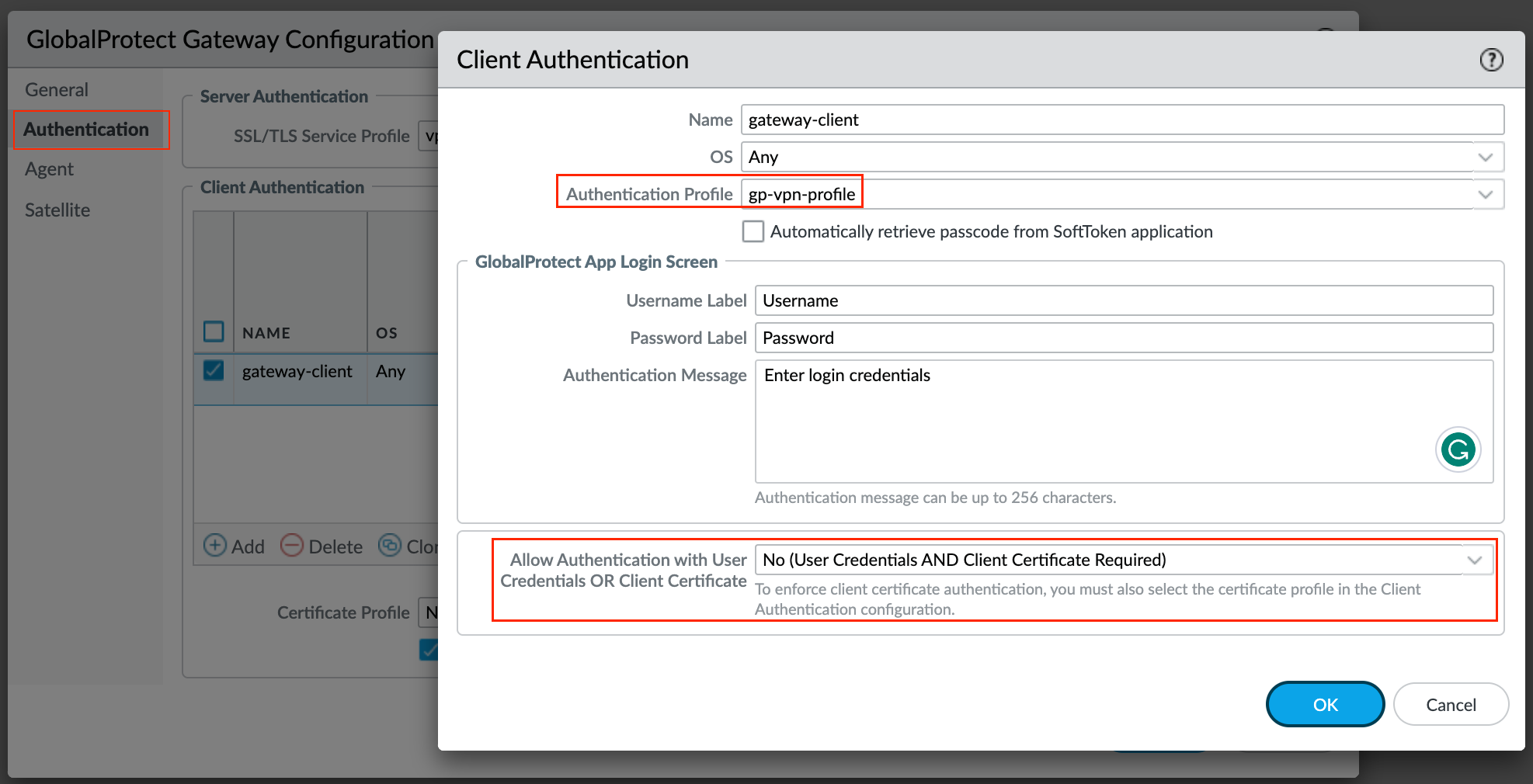 Palo Alto Global Protect VPN Configuration Example