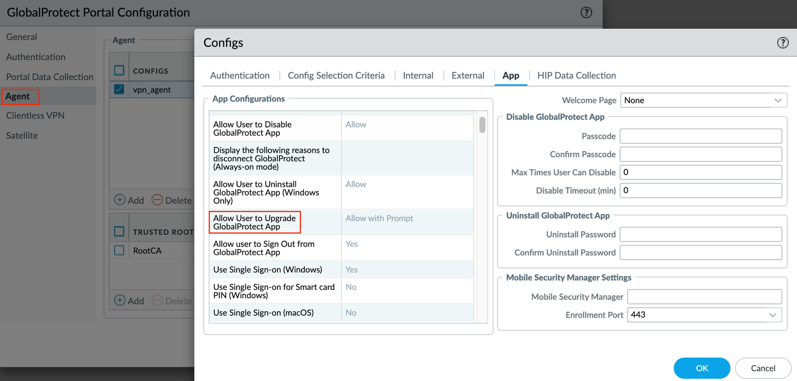 Palo Alto Global Protect VPN Configuration Example