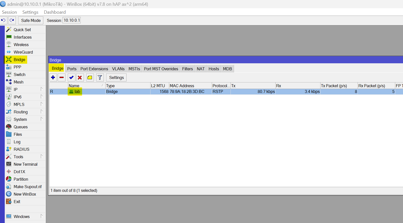 MikroTik Initial Configurations and Setup (hAP AX2)