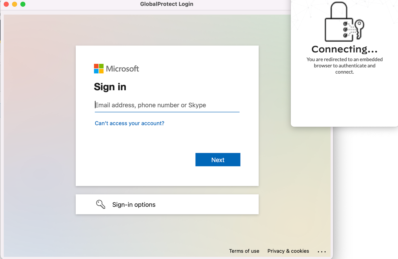 Global Protect VPN SAML SSO with Entra-ID