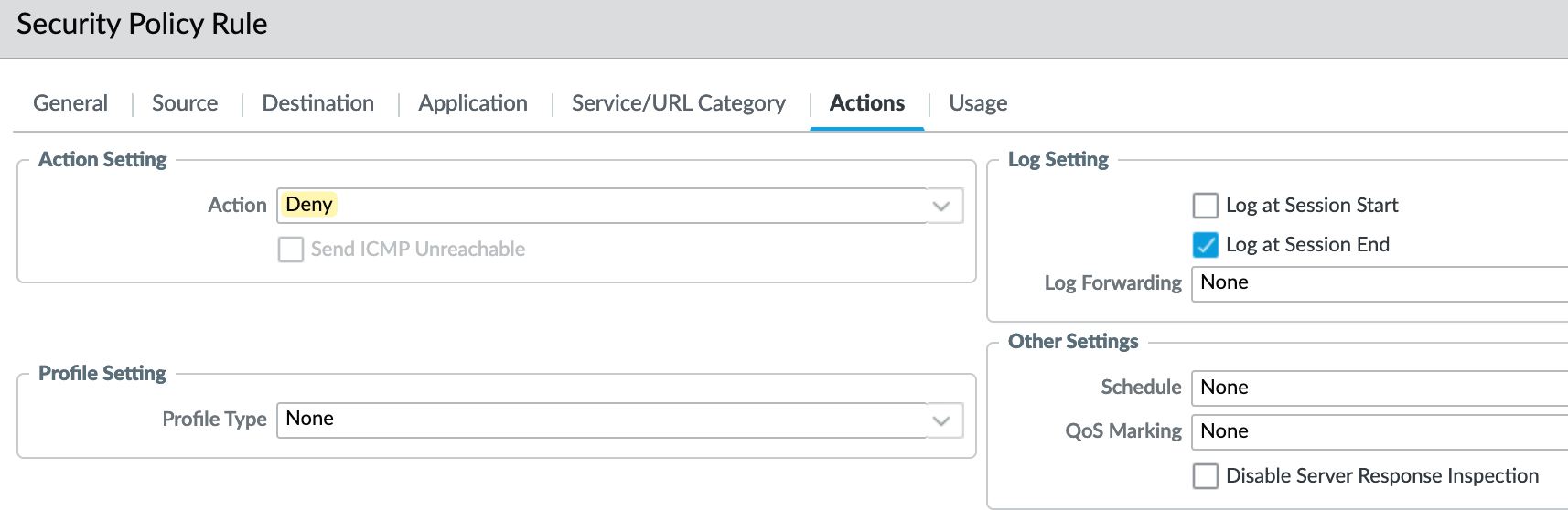 Palo Alto How to Block Specific URLs?