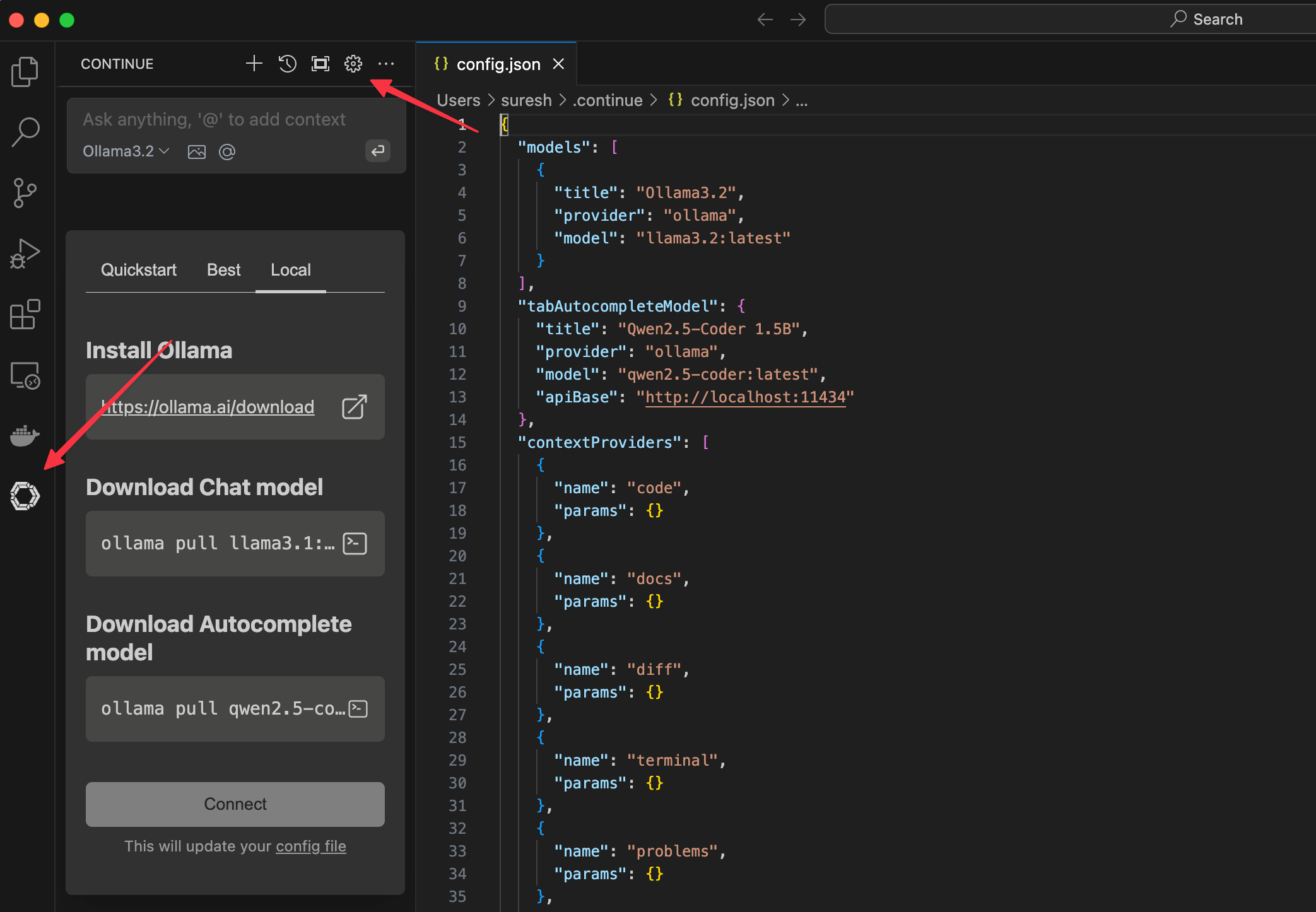 How to Use Continue and Local LLMs for Better Coding in VSCode?