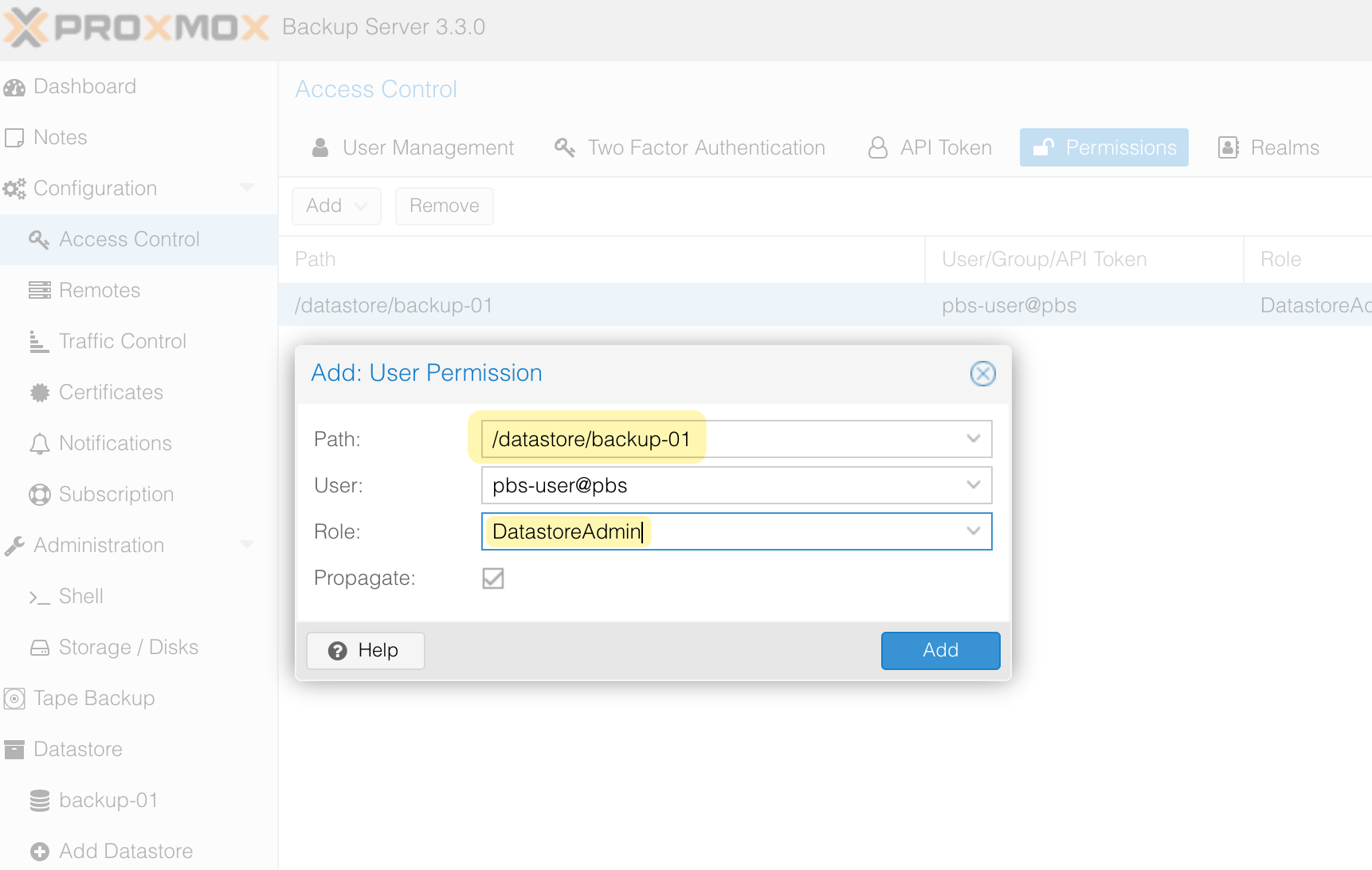 Setting up Proxmox Backup Server