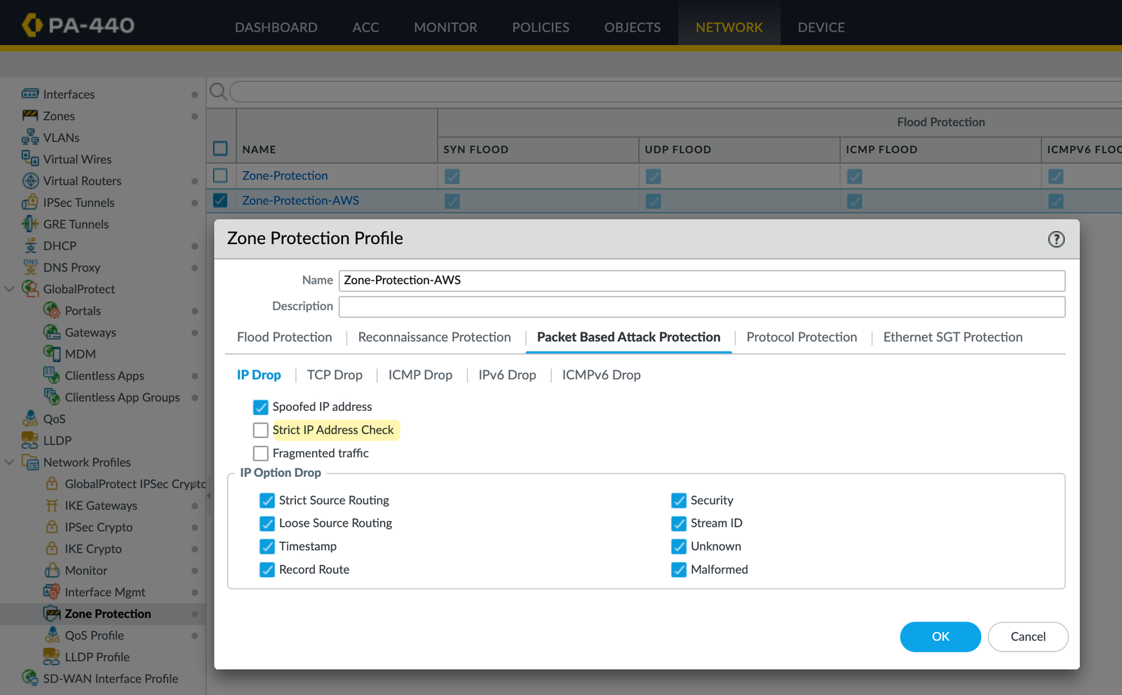 Site-to-site VPN between AWS and Palo Alto (Static & BGP)