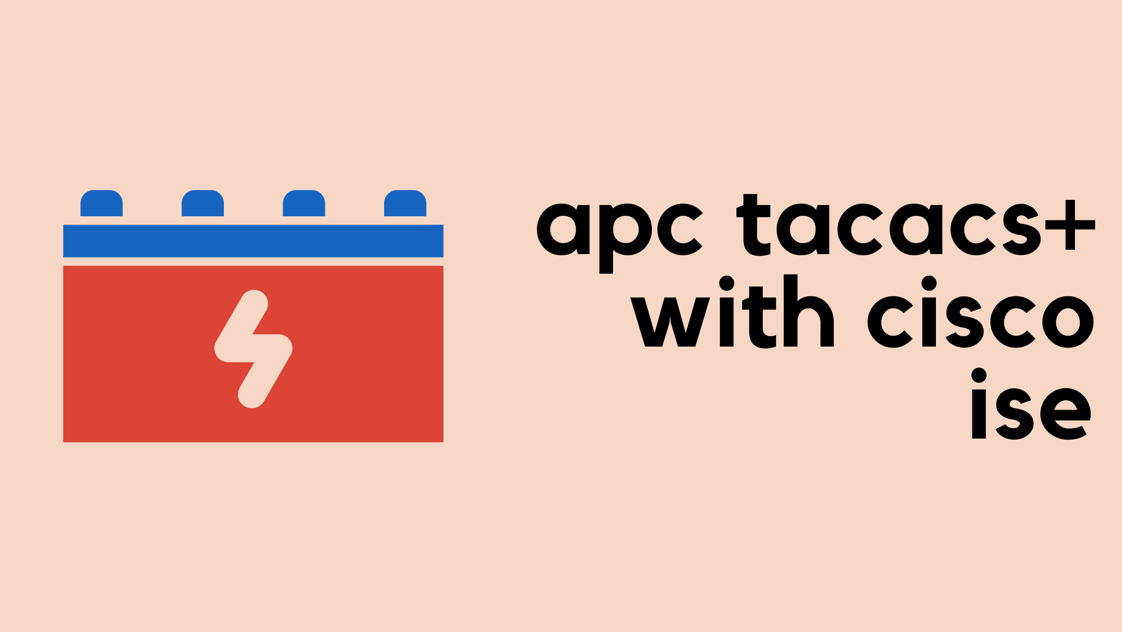 APC Radius authentication with Cisco ISE