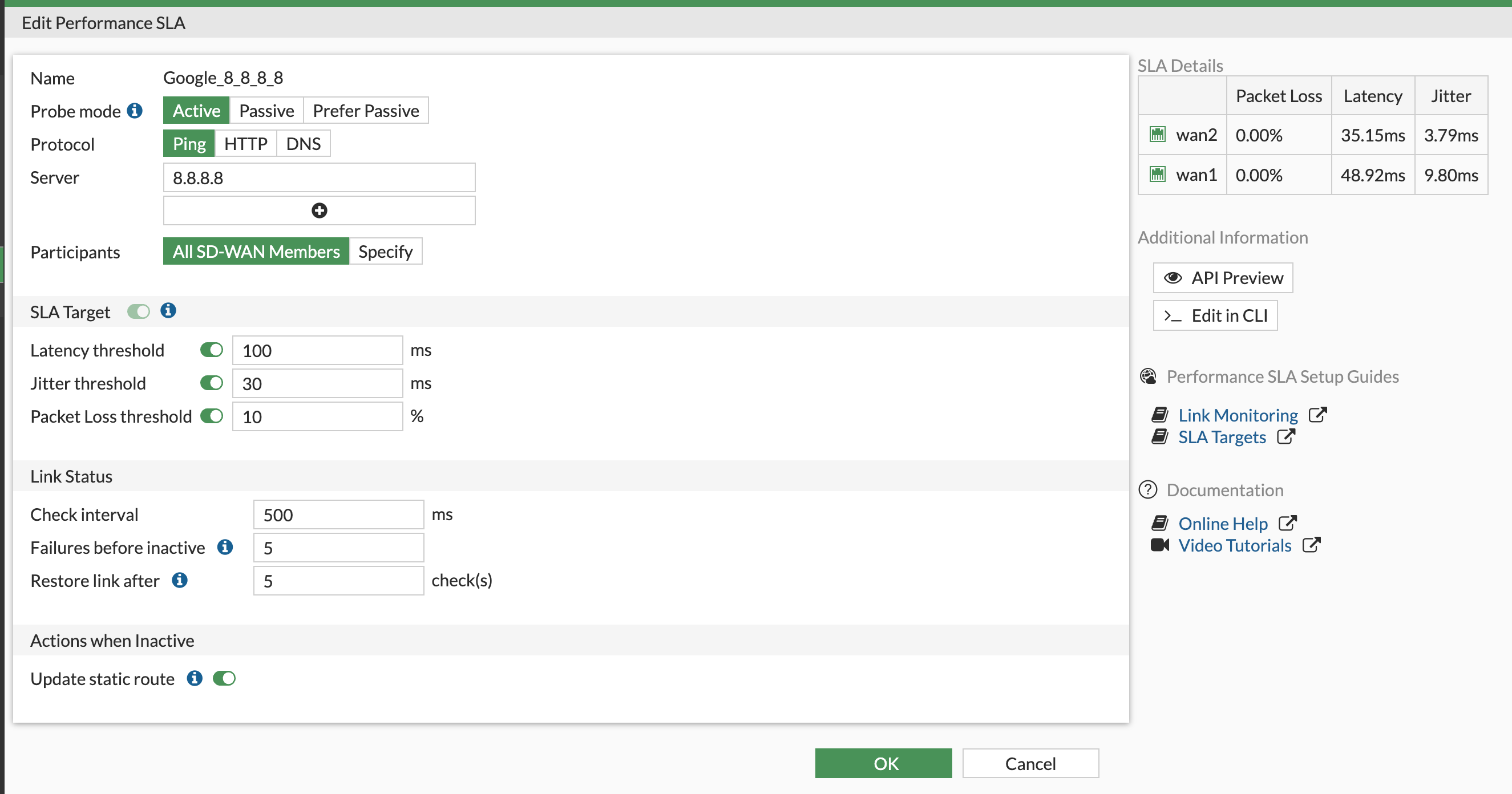 FortiGate Dual ISP SD-WAN Configuration Example