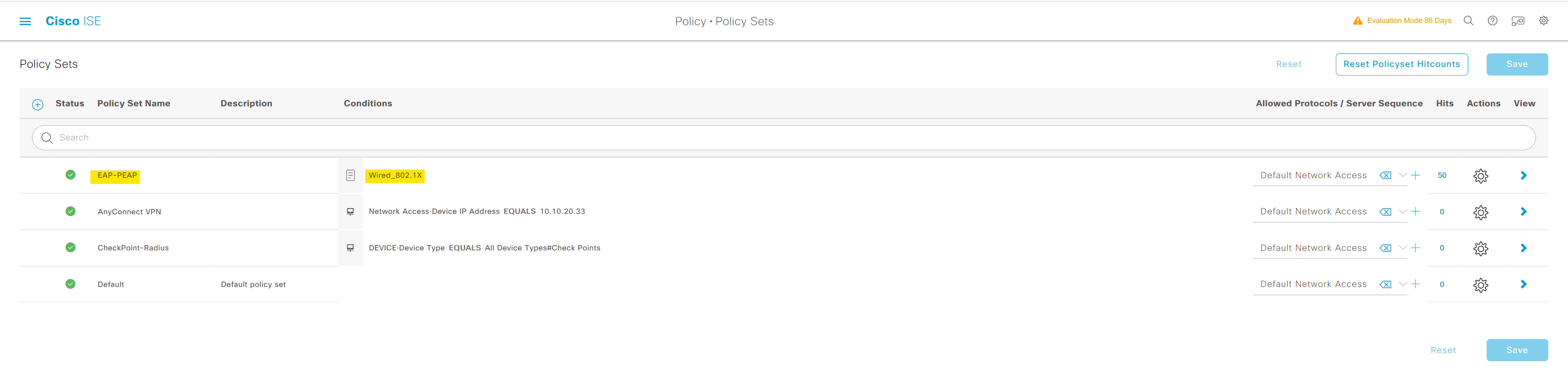 Cisco ISE Wired 802.1X with EAP-PEAP Example