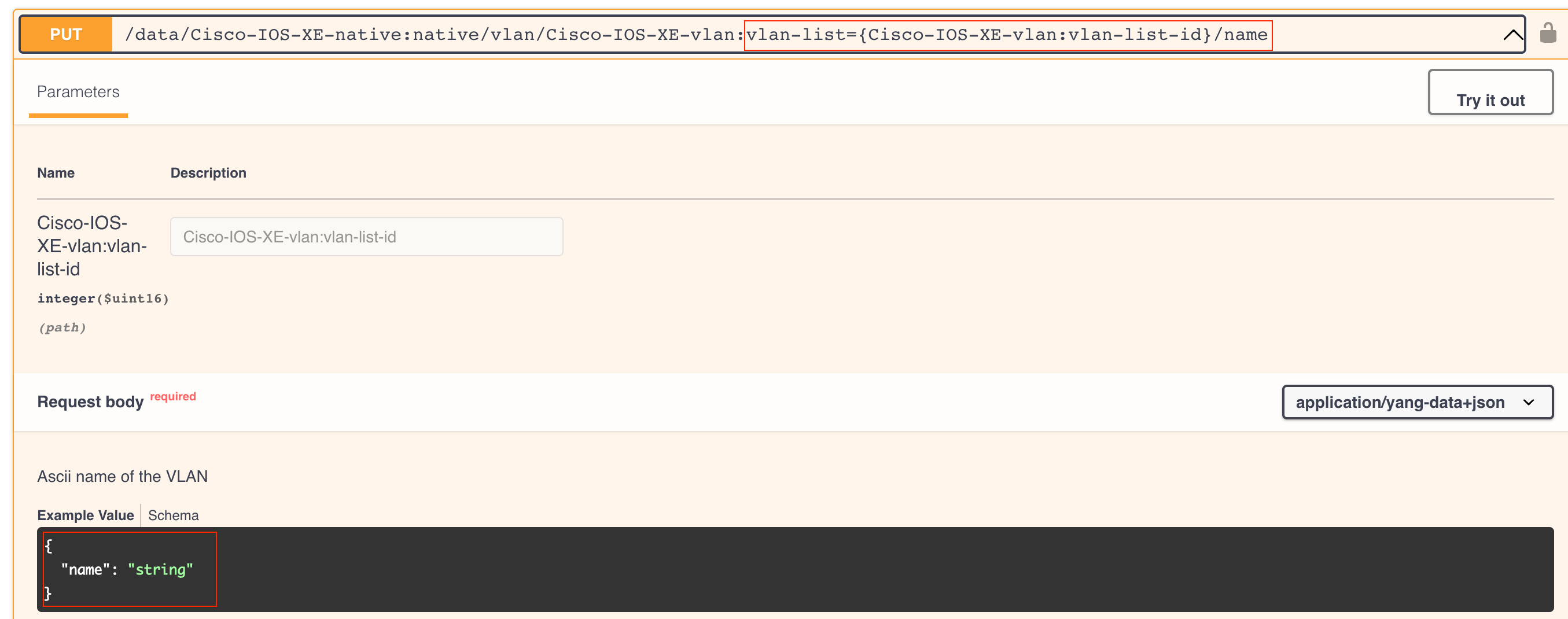 Cisco Restconf Example