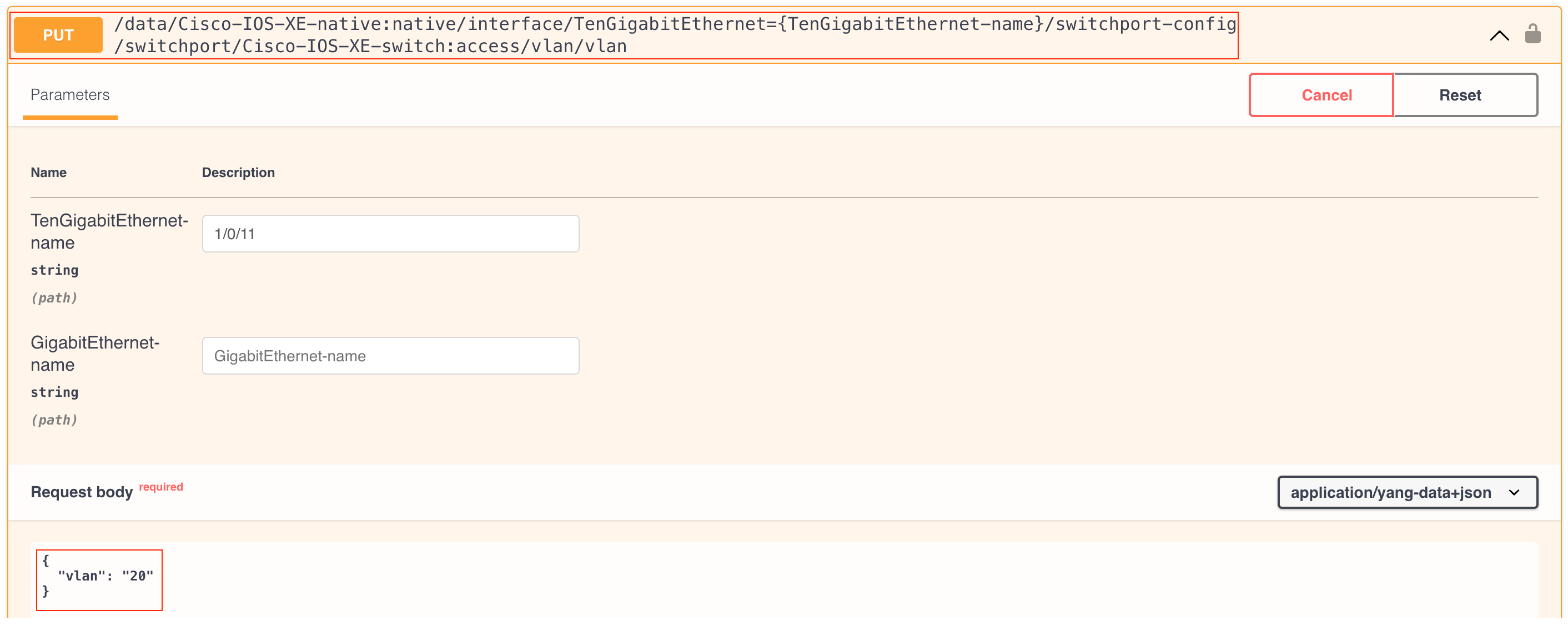 Restconf - Cisco Interface Configurations (Python)