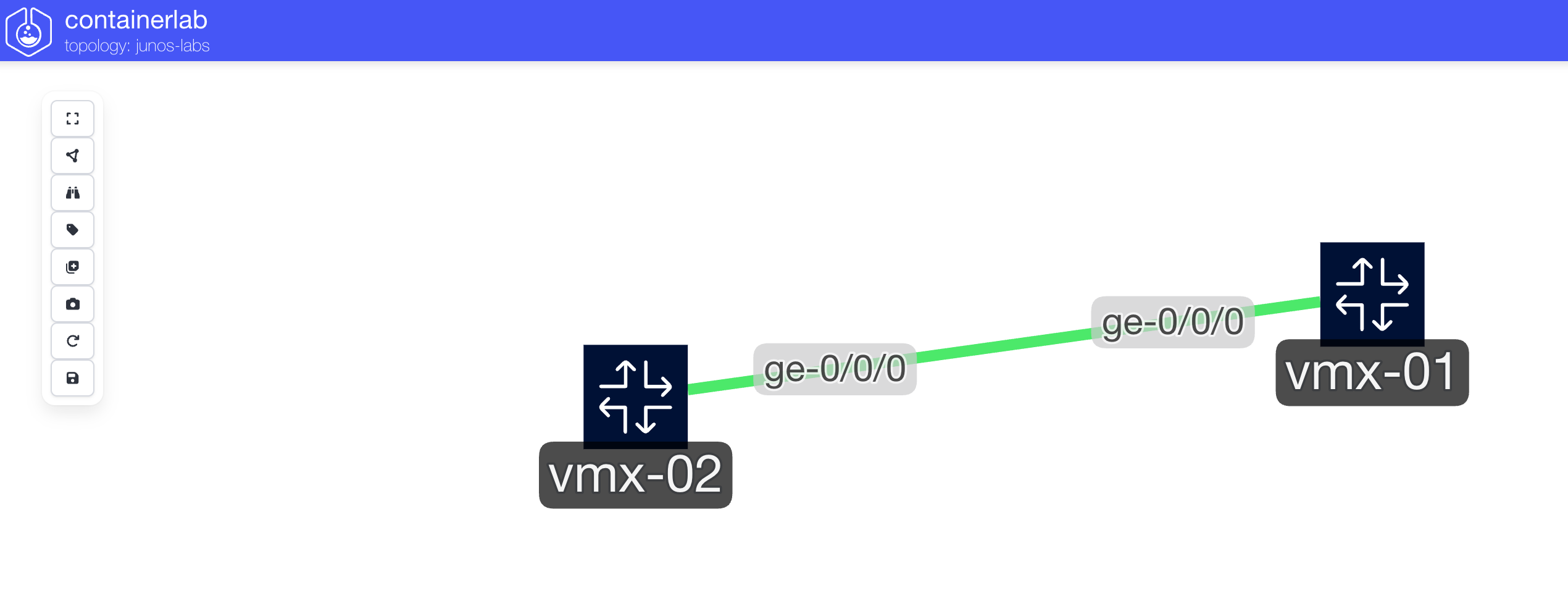Juniper vJunos-router in Containerlab