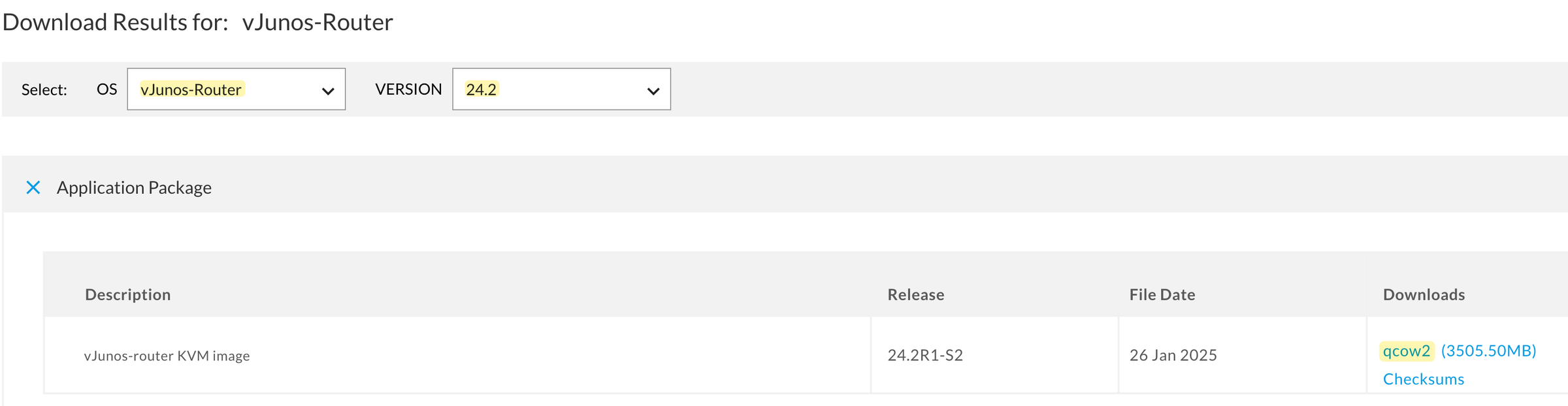 Juniper vJunos-router in Containerlab