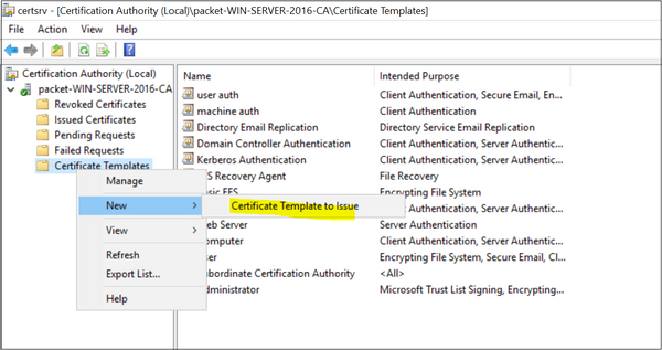 802.1X - Deploy Machine and User Certificates