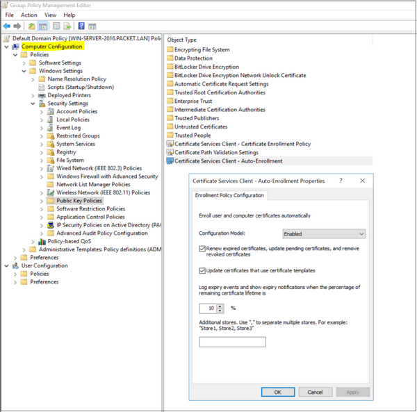802.1X - Deploy Machine and User Certificates