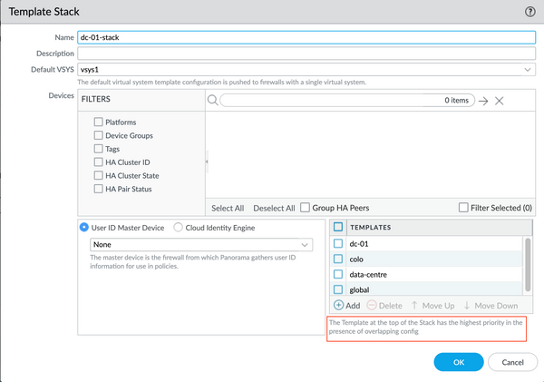 Panorama Device Groups and Templates (with examples)