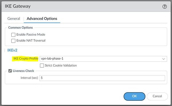 Palo Alto Site-to-Site VPN Configuration Example